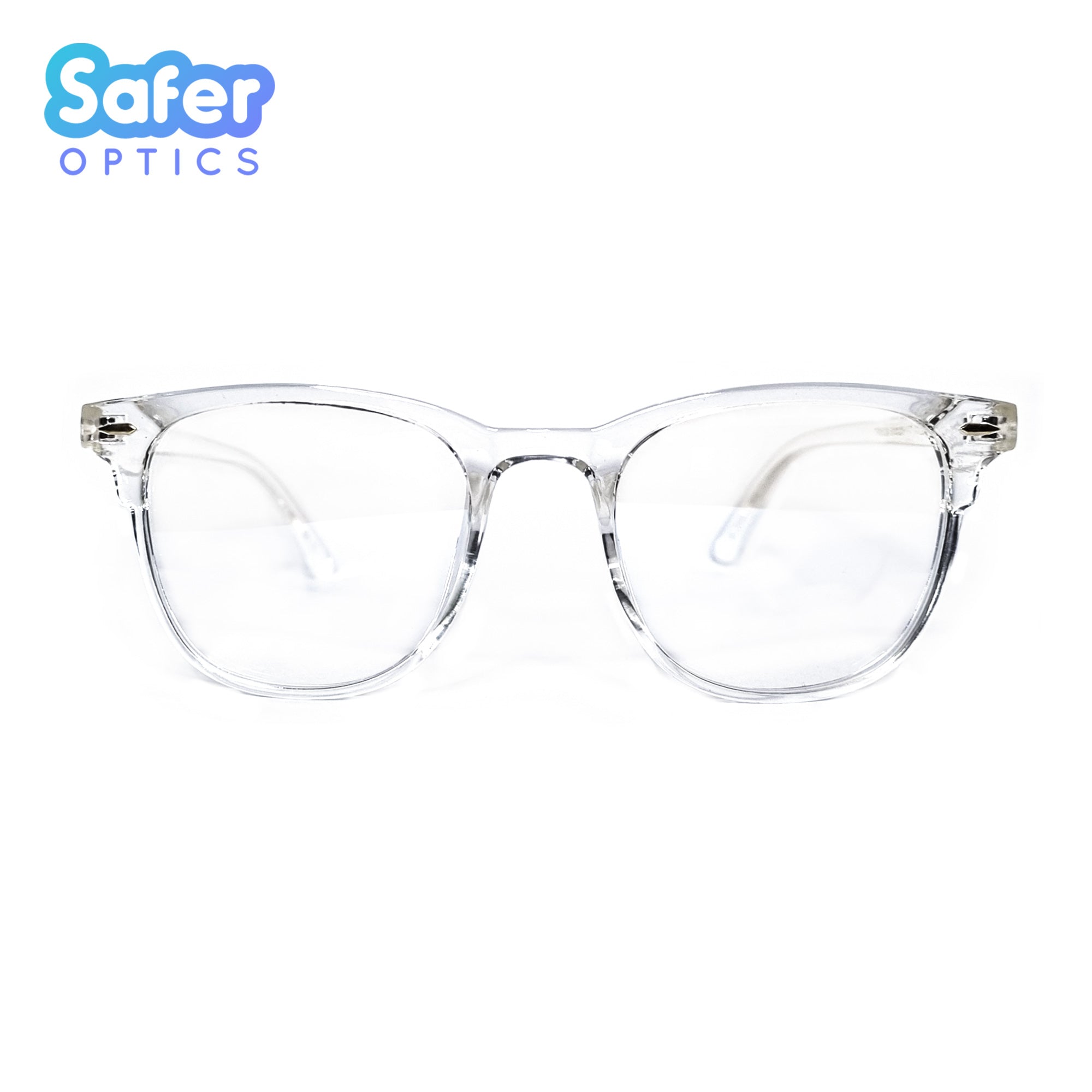 Pacific Anti-Blue Light Glasses - Crystal Clear – SaferOptics